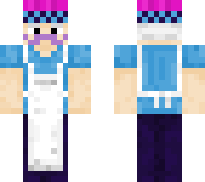 The Peculiar Purple Pie Man who lives on Porcupine Peak | Minecraft Skin