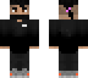 bearded man with ponytail | Minecraft Skin