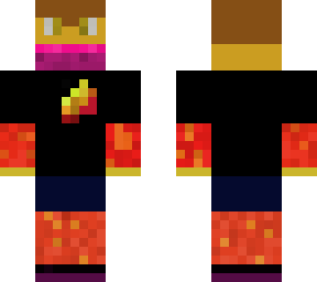 Fire merch | Minecraft Skin