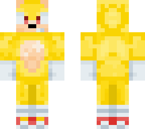 Movie Super Sonic | Minecraft Skin