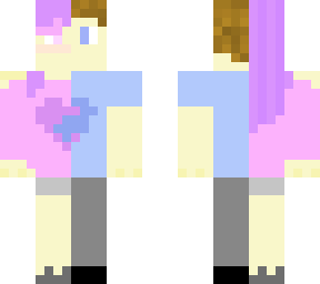 pink and blue | Minecraft Skins