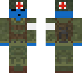 Slime 1st lnfantry medic ww2 | Minecraft Skin