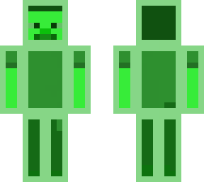 Full slime Steve | Minecraft Skin