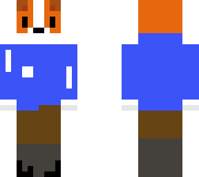 Jumpscare Corgi (You just need to take off outer layers to jumpscare ur friends) | Minecraft Skin