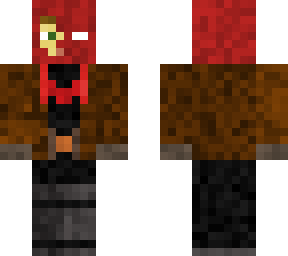 red hood(broken mask) | Minecraft Skin