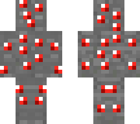 Ruby ore | Minecraft Skin