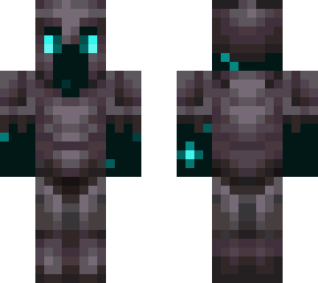 Sculk Monster with Netherite Armour | Minecraft Skin