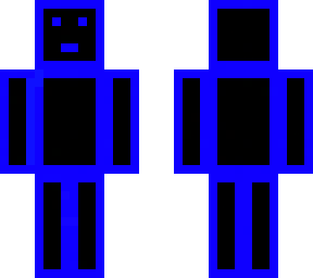 black and blue | Minecraft Skins
