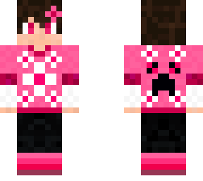 eystreem fangirl form | Minecraft Skin