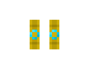 Golden Cyborg Hand | Minecraft Skin