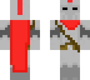 Commander Knight with helmet & sword sheath | Minecraft Skin