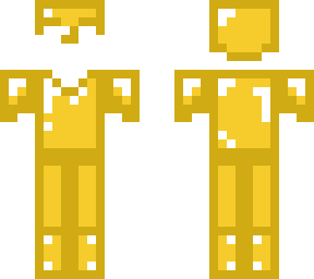 Gold armour (any skin) | Minecraft Skin