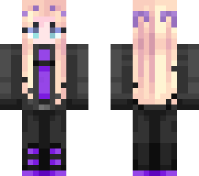 Ravens purple Outfit | Minecraft Skin