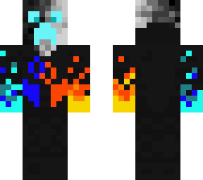 fire and ice | Minecraft Skins