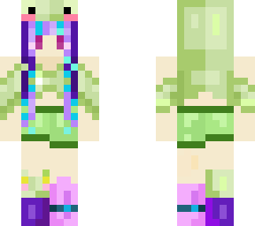 Froggy girl | Minecraft Skin