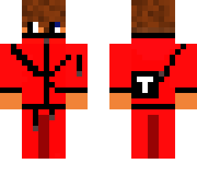 lucas nike tech rouge | Minecraft Skin