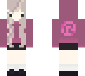 pink hoodie | Minecraft Skin