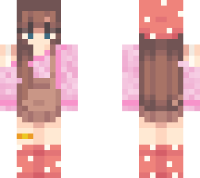 Pink Mushroom Girlie | Minecraft Skin