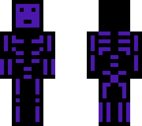 purple skull | Minecraft Skins