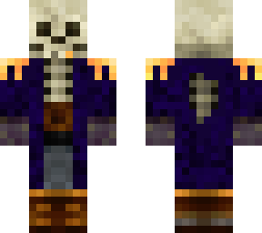 Purple undead pirate | Minecraft Skin