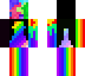 Rainbow Dude(my profile picture) | Minecraft Skin