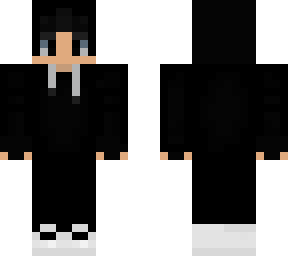 black hoodie | Minecraft Skins