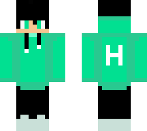 Neon Cyan | Minecraft Skin