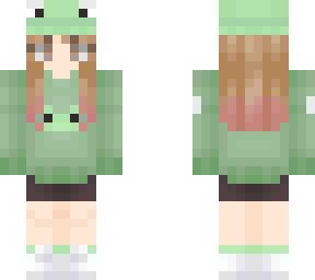 Riversgg Cubito ~ Frog | Minecraft Skin