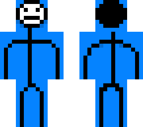 stick bleu | Minecraft Skin