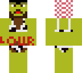 arab shrek being a baddie | Minecraft Skin