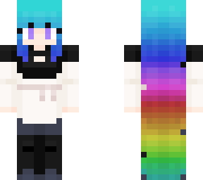 Colorful Locks ~ ce | Minecraft Skin