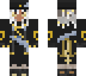 FFXIV Au Ra With Black Armor | Minecraft Skin