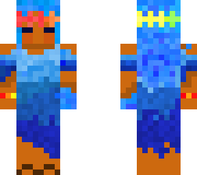 Mia the sea goddess | Minecraft Skin