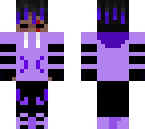 Purple Dreadhead Drip | Minecraft Skin