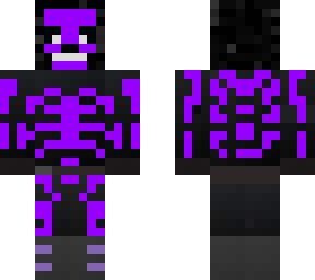 Purple Skull Trooper | Minecraft Skin