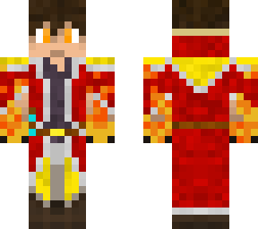 Pyromancer Freeshava | Minecraft Skin