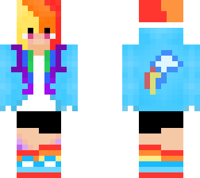 rainbow dash | Minecraft Skins