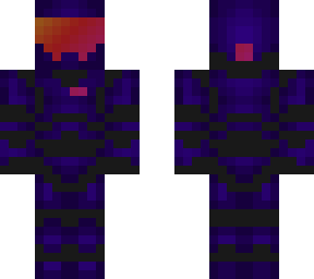Synthwave Spartan | Minecraft Skin