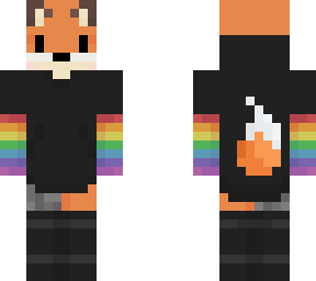 weird fox femboy | Minecraft Skin