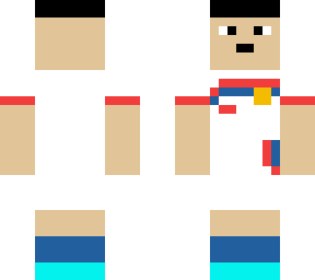 Costa Rica Away Shirt Germany 2006 | Minecraft Skin