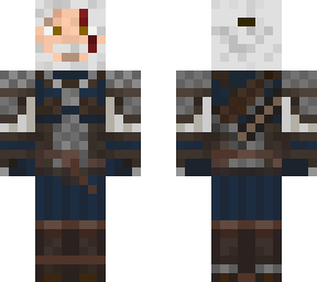Geralt of Rivia the witcher | Minecraft Skin