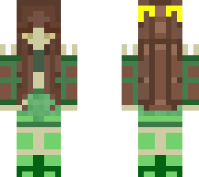 Green girl | Minecraft Skin