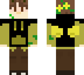 irl me uwu yellow bug | Minecraft Skin