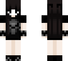 metalhead girl | Minecraft Skin