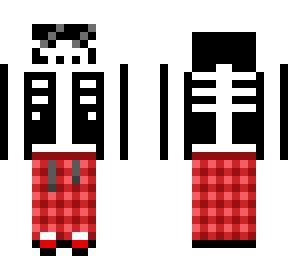 Sick Skeleton | Minecraft Skin