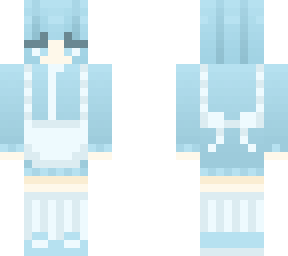 Tracksuit Maid (Light Blue) | Minecraft Skin