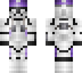 Unnamed purple clone trooper | Minecraft Skin