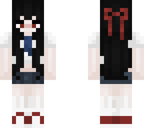 red ribbon | Minecraft Skin