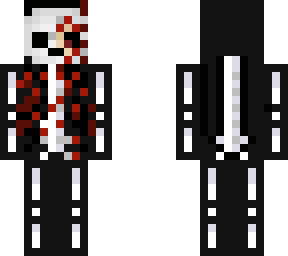 Bloody Skeleton | Minecraft Skin