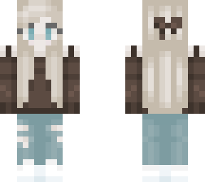 off shoulder sweater | Minecraft Skins